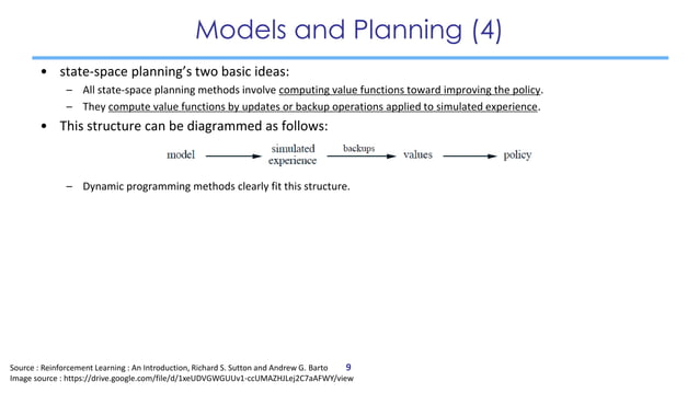 Planning and Learning with Tabular Methods | PPT