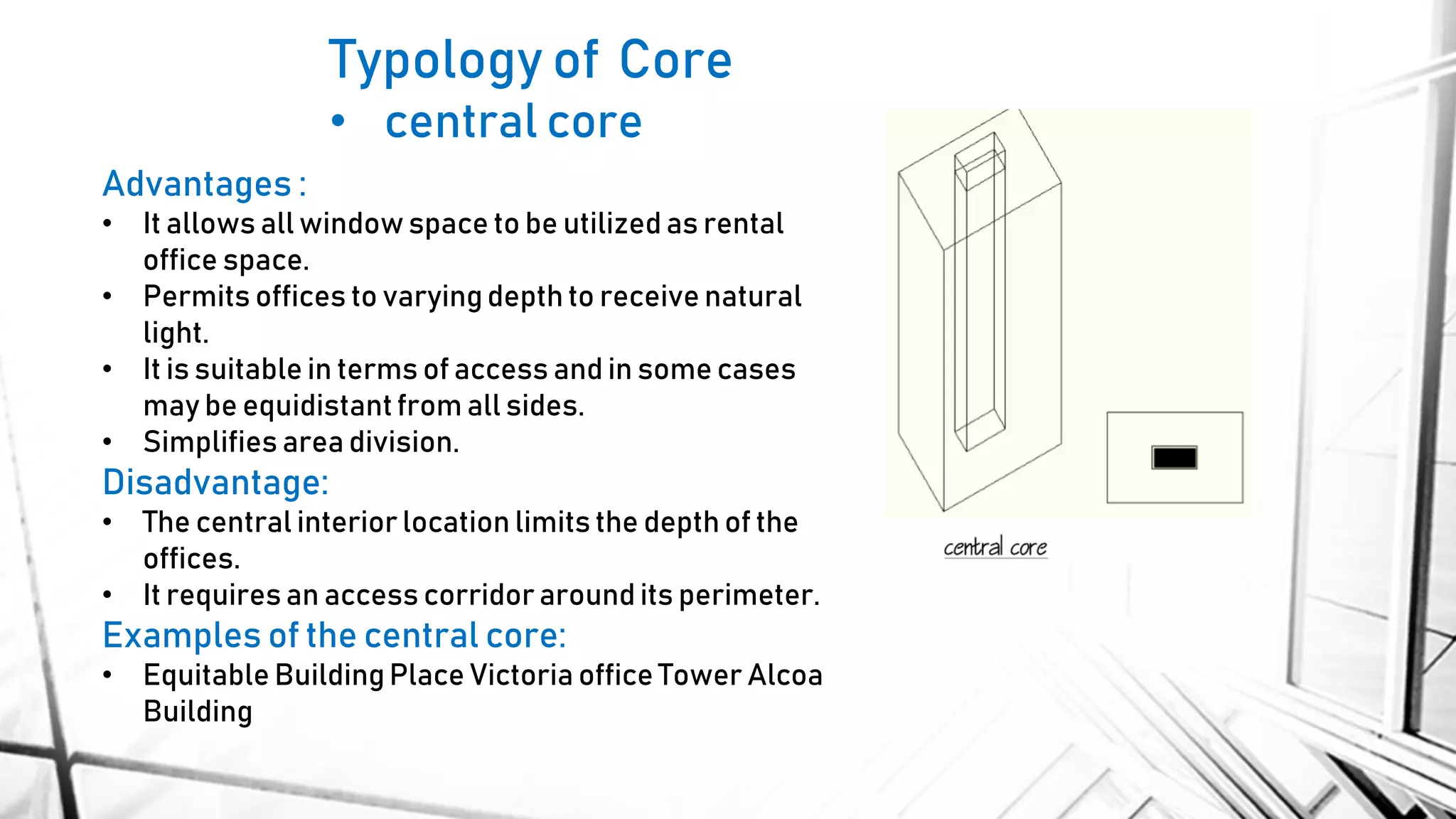 Planning and locating service cores. | PDF