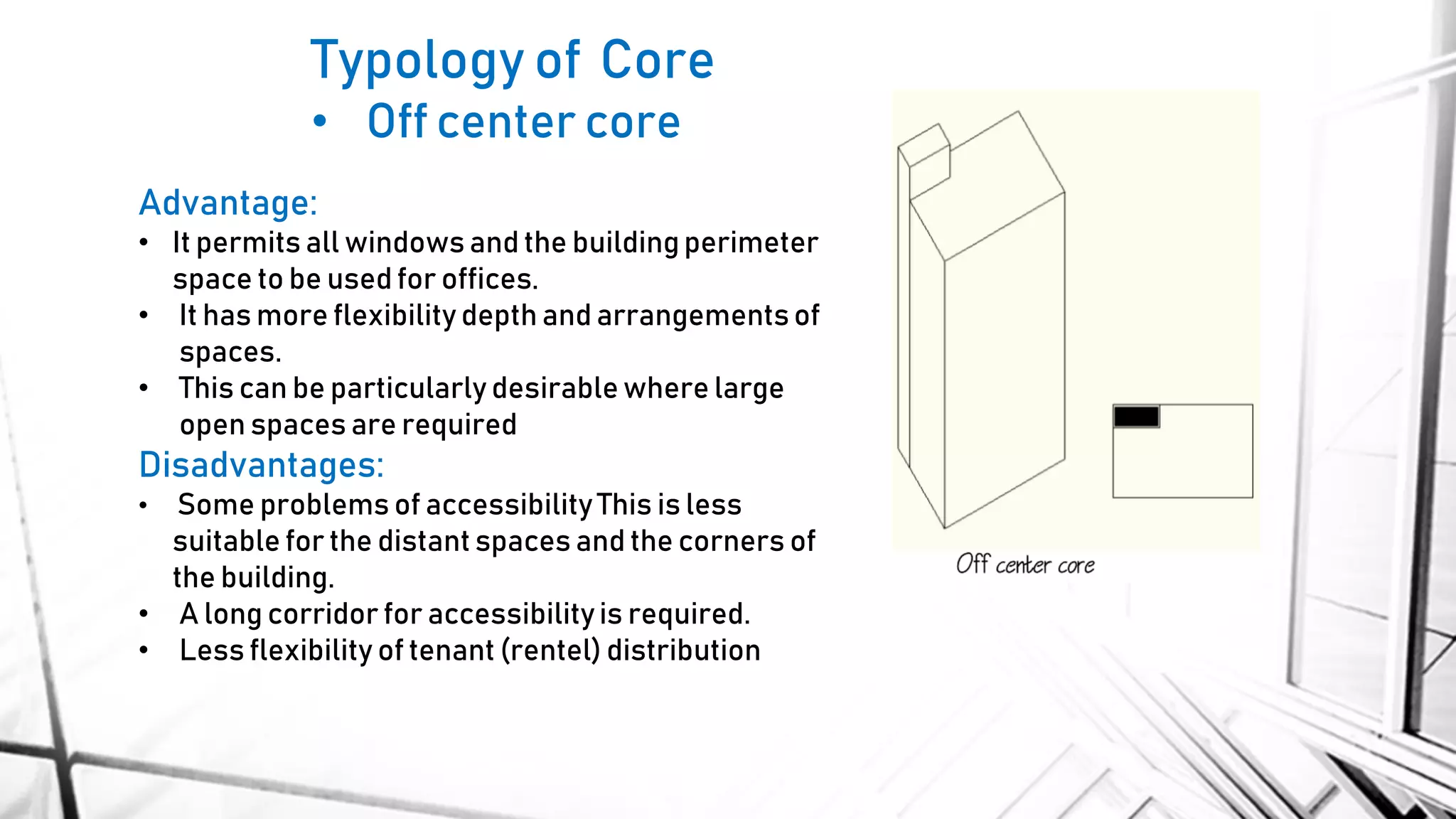 Planning and locating service cores. | PDF