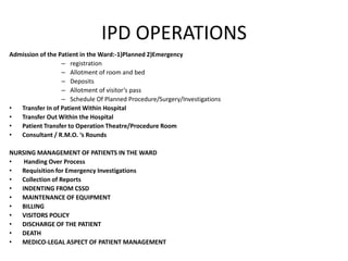 Planning and management of clinical service department | PPTX
