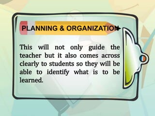 Planning and Organization of Instruction | PPTX