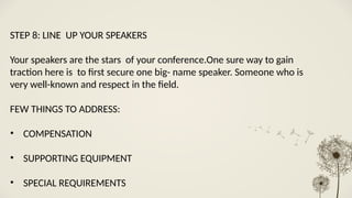 PLANNING AND ORGANIZING A CONFERENCE-FE.pptx