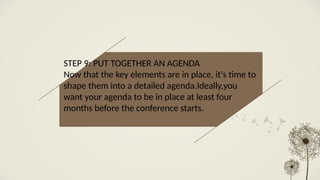 PLANNING AND ORGANIZING A CONFERENCE-FE.pptx