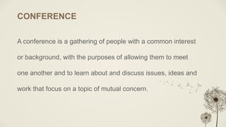 PLANNING AND ORGANIZING A CONFERENCE-FE.pptx