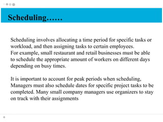 Planning and scheduling | PPT