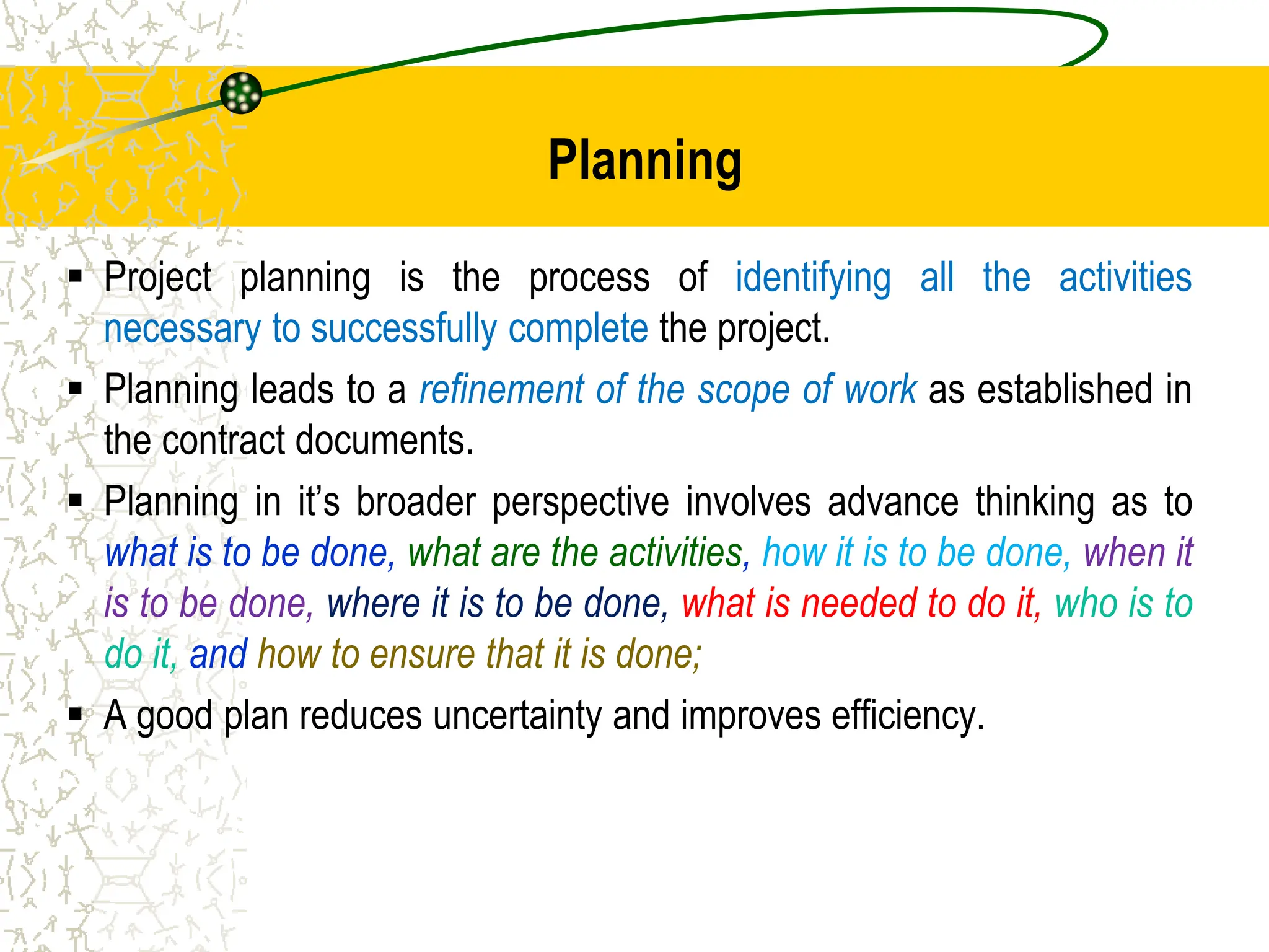 Planning and scheduling Techniques.ppt