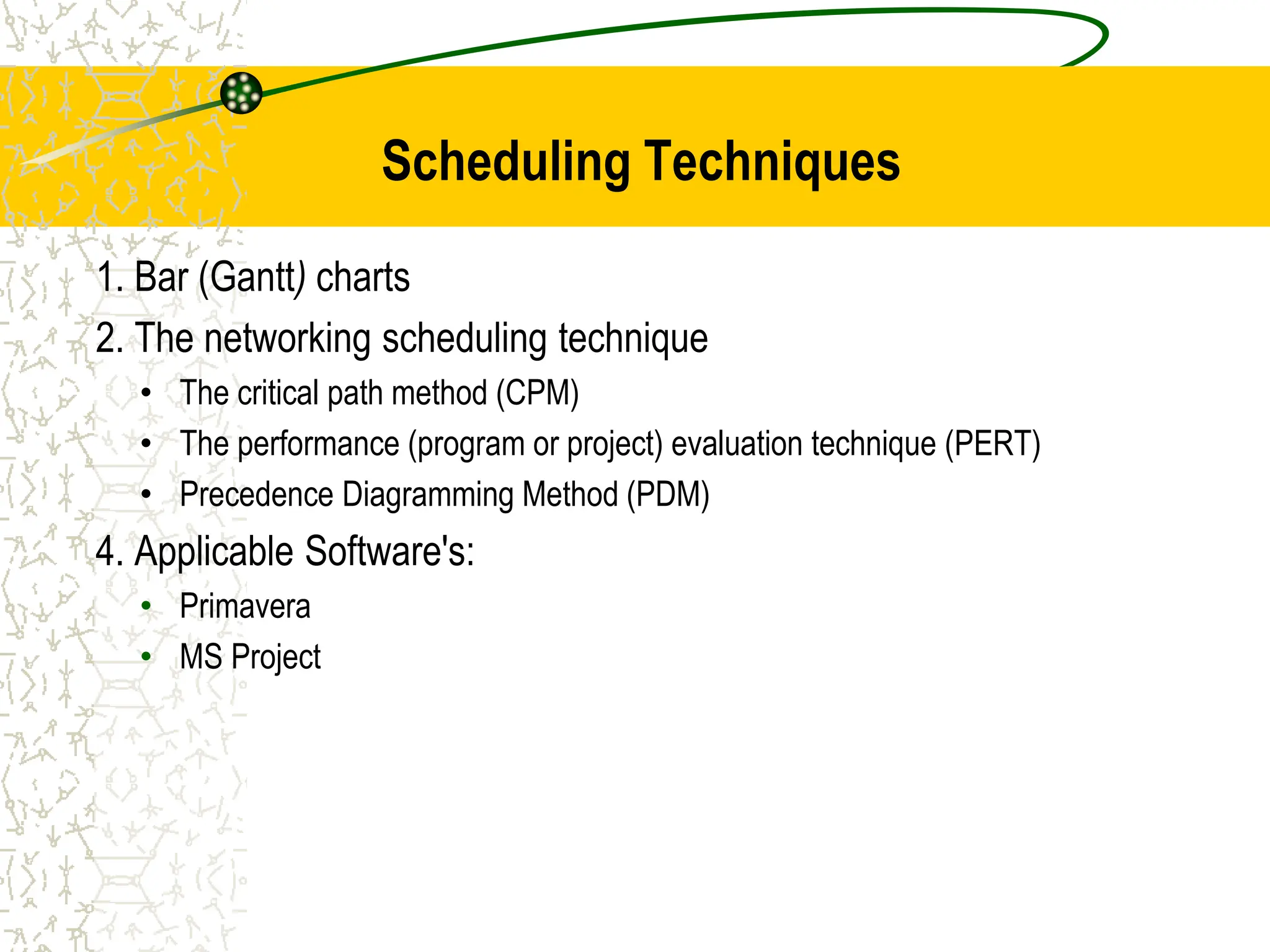 Planning and scheduling Techniques.ppt