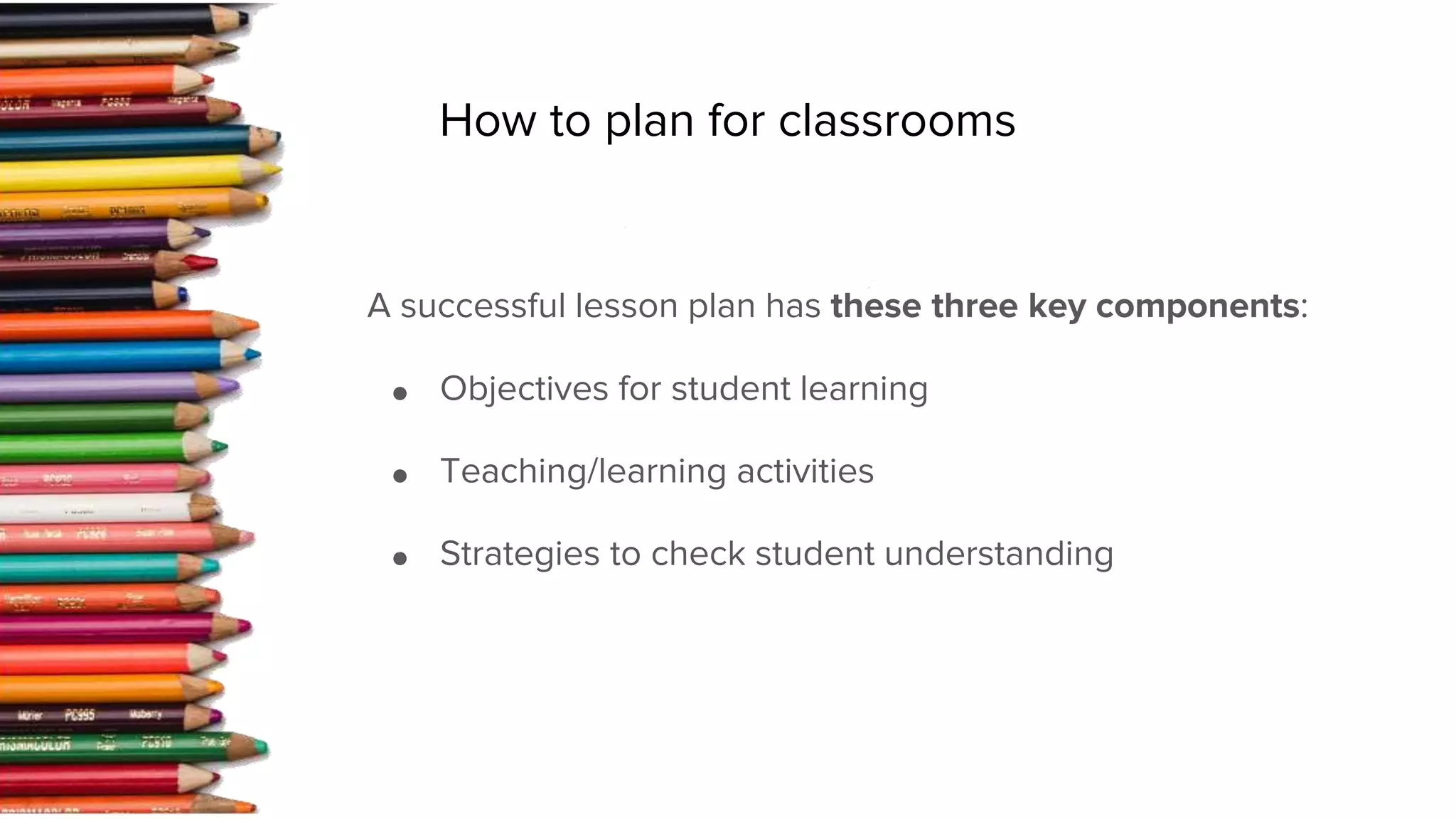 How to create a lesson plan for teaching and education | PPT