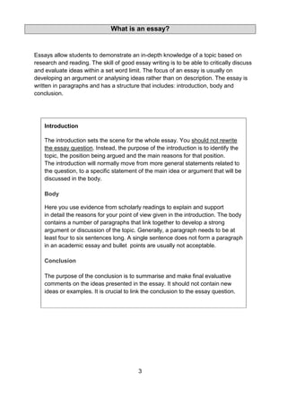 Planning and writing essays | PDF