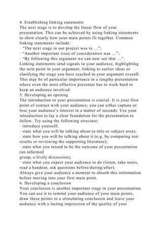 Planning an effective presentationStudy guideFor a printer-fri.docx