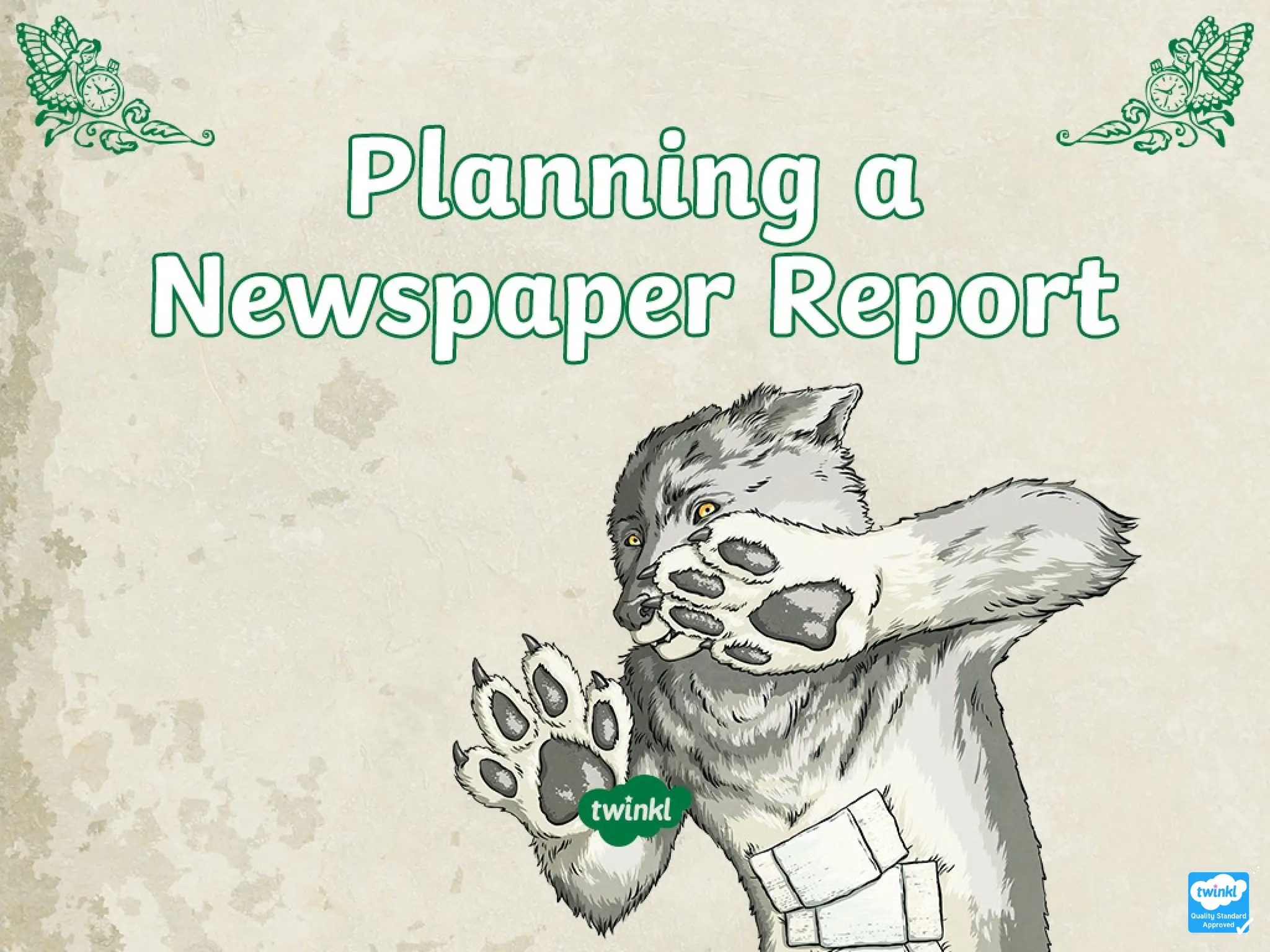 Planning a Newspaper Report - PowerPoint.pptx