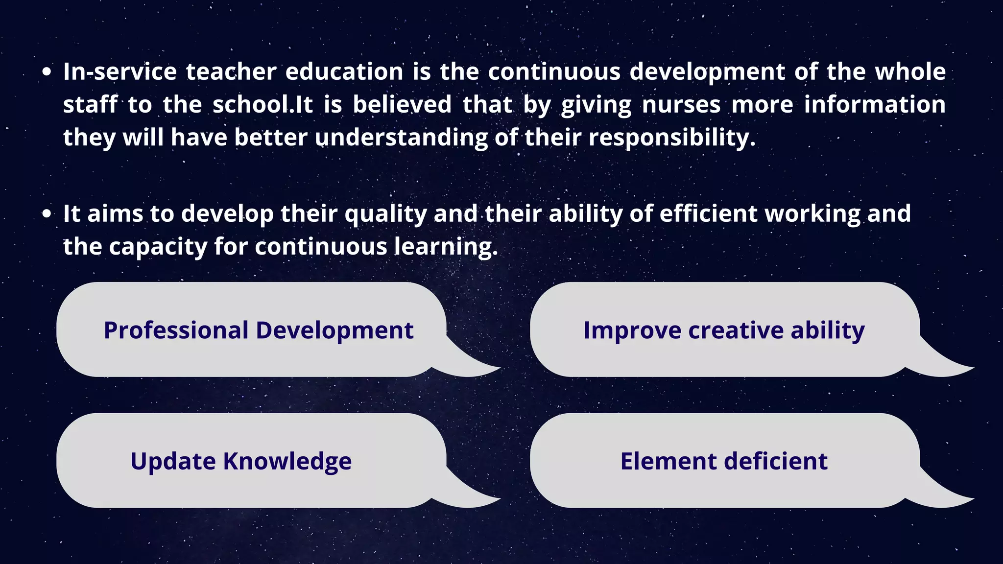 Planning an in service teacher education programme | PDF