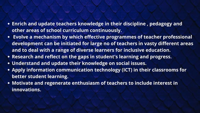 Planning an in service teacher education programme | PDF | Education