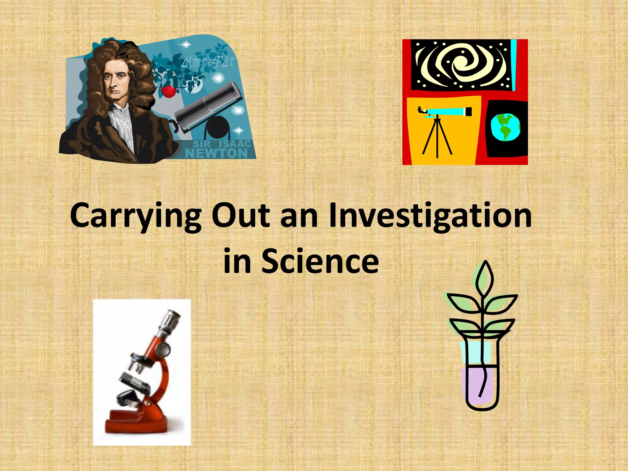 Planning an investigation | PPTX