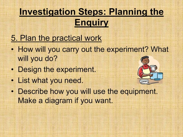 Planning an investigation | PPTX