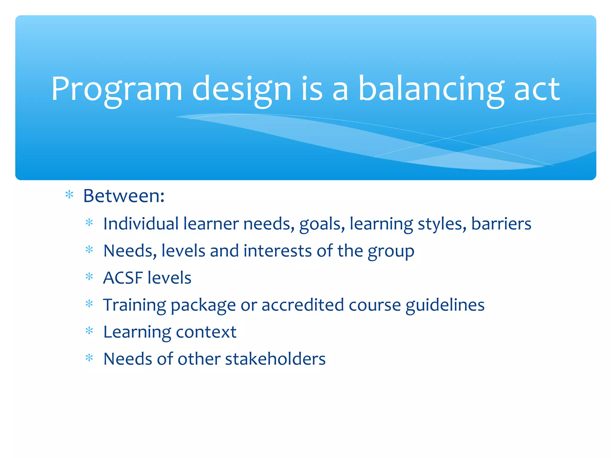 Planning a numeracy program | PPT