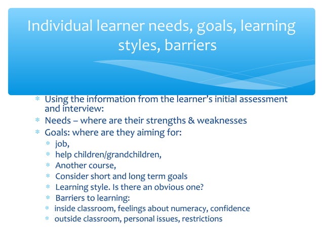 Planning a numeracy program | PPT