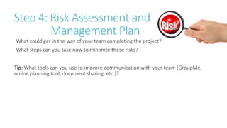 Planning a project | PPT