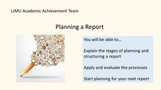 Planning a report | PPTX