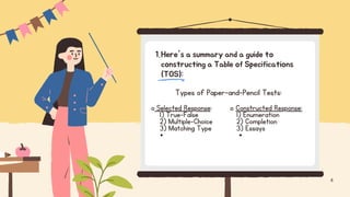 Planning a Test and Construction of a Table of Specifications-TOS.pdf