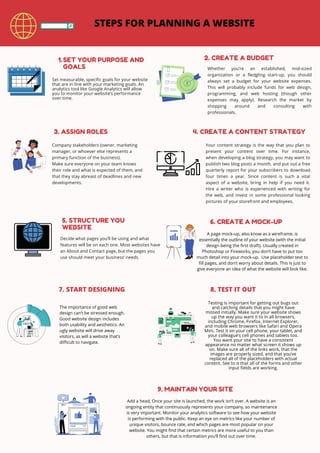 Planning a website | PDF