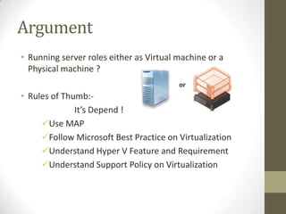 Planning & Best Practice for Microsoft Virtualization | PPT