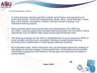 Planning blended learning | PPTX