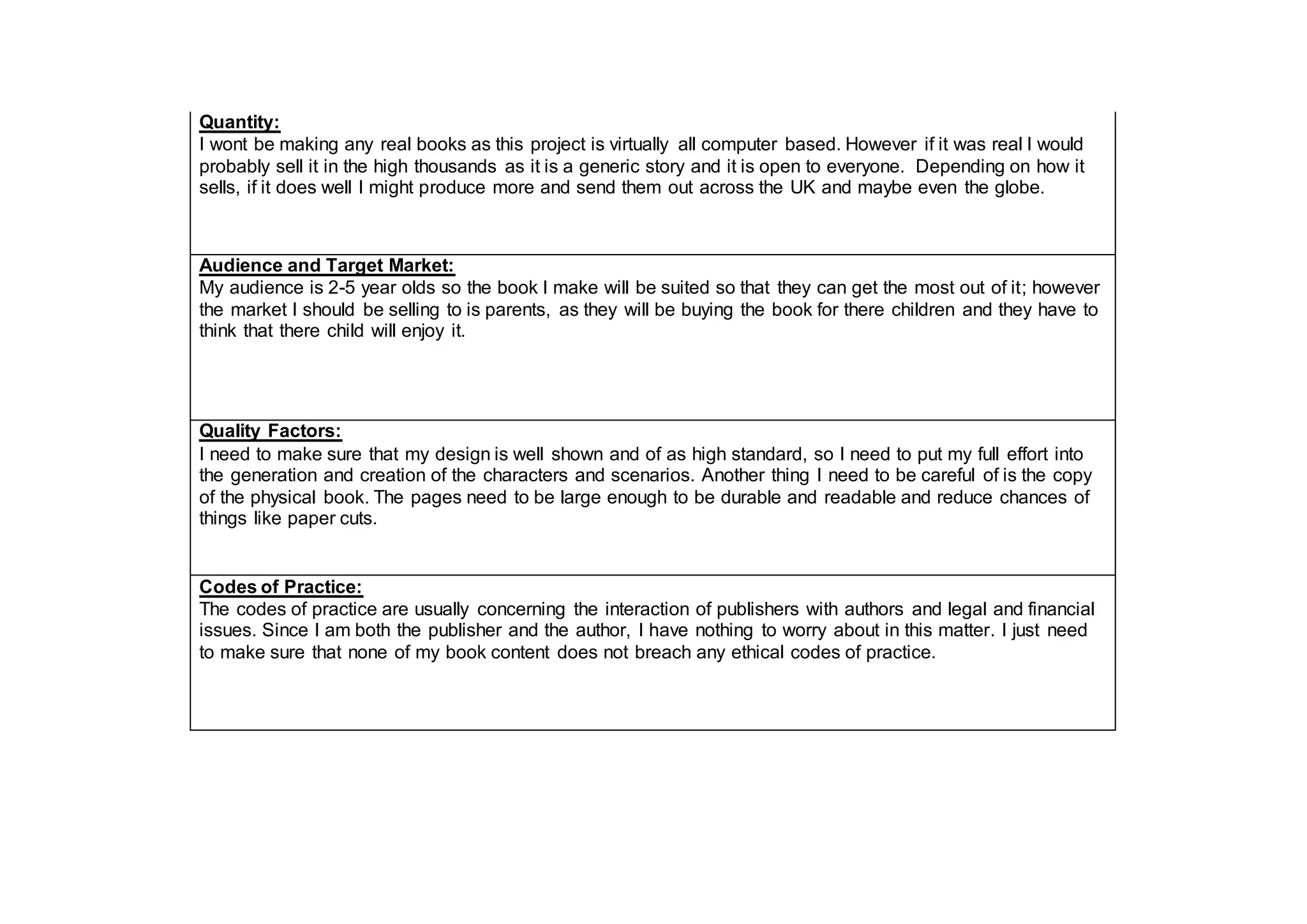 Planning booklet | DOCX