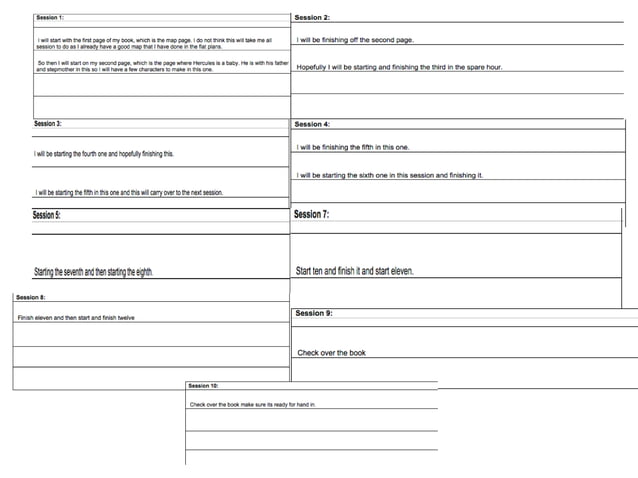 Planning booklet | PPT