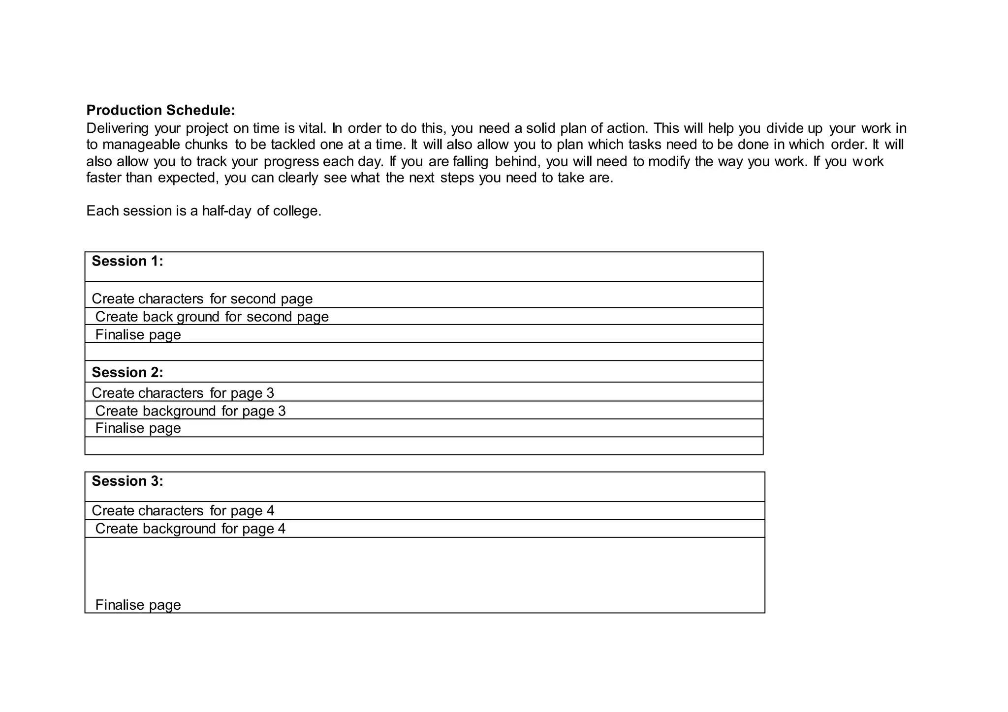 Planning booklet | DOCX | Eye and Vision Conditions | Diseases and Conditions