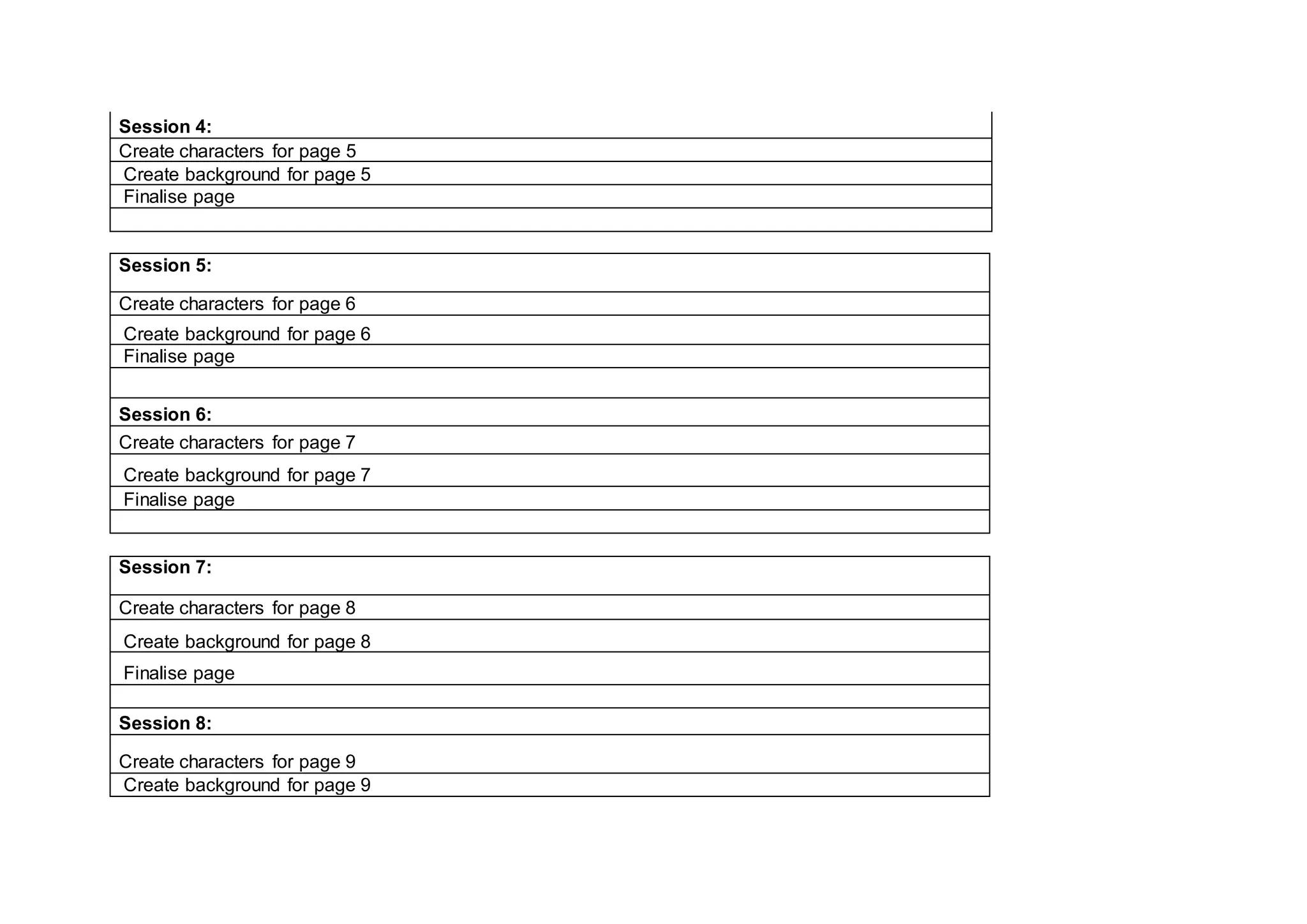 Planning booklet | DOCX | Eye and Vision Conditions | Diseases and Conditions