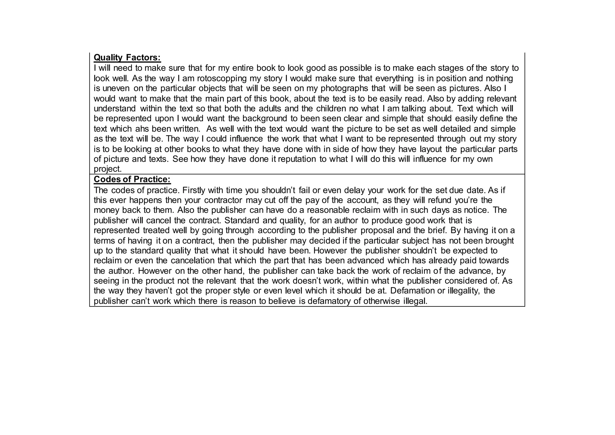 Planning booklet | DOCX