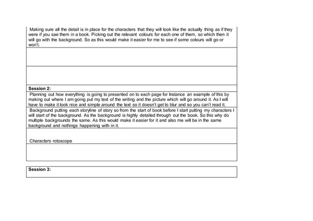 Planning booklet | DOCX