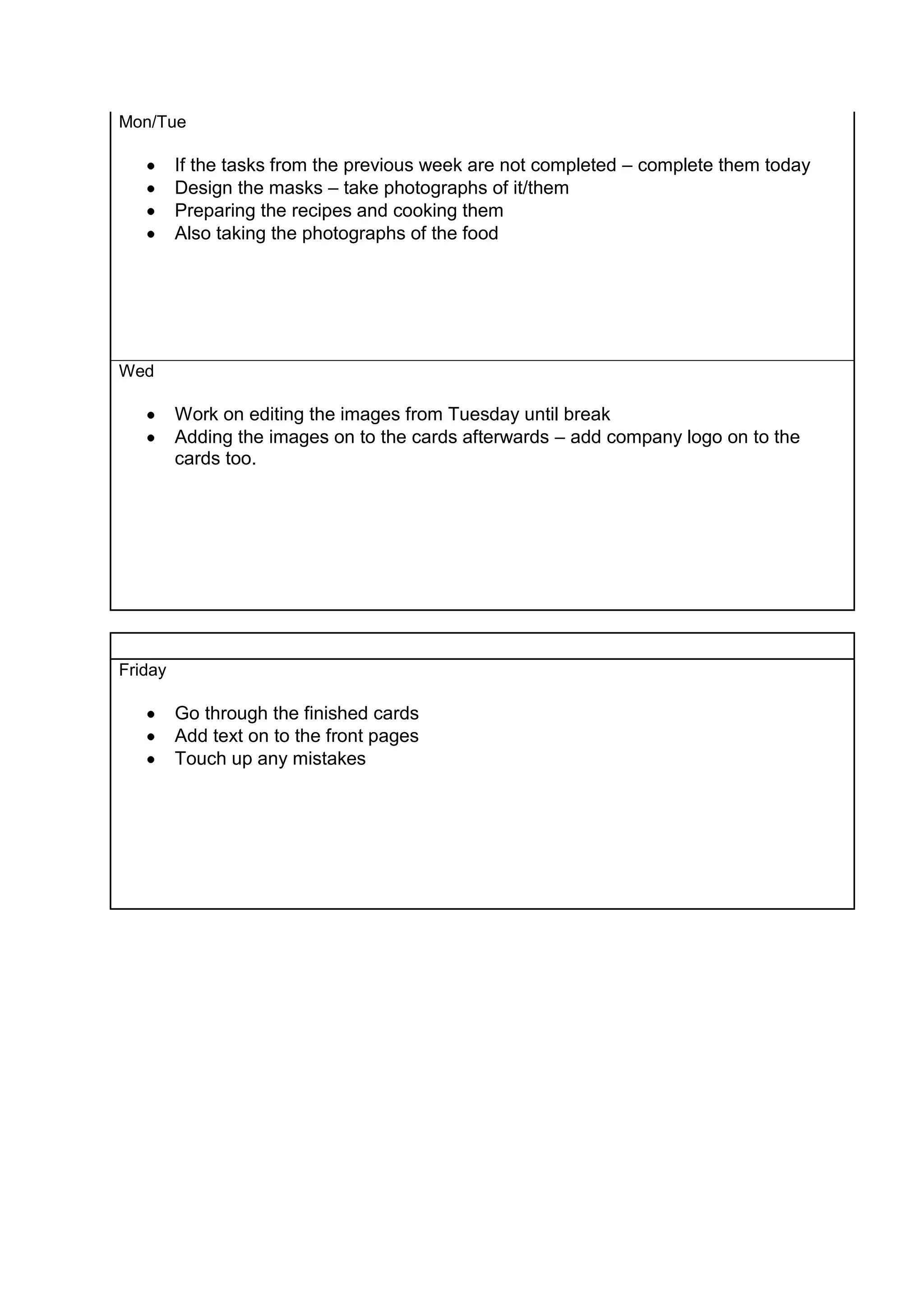 Recipe Cards Task 8 | PDF | Free Download