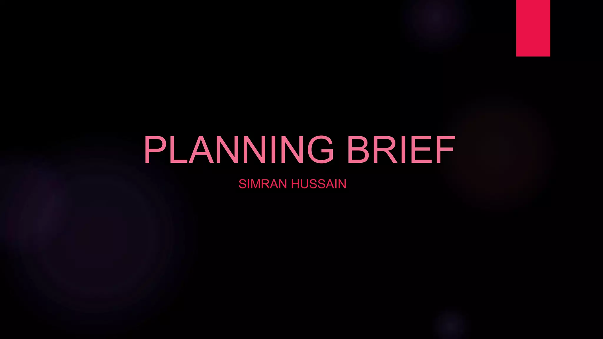 Planning brief | PPTX | Documentary | Genres