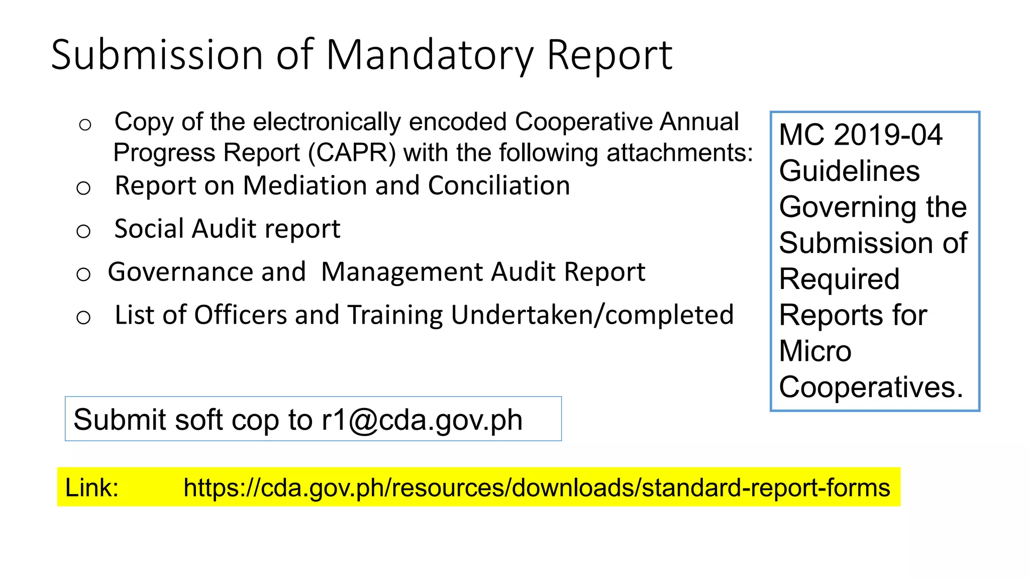 Planning Checklist and Selected Guidelines for Cooperative Operation ...