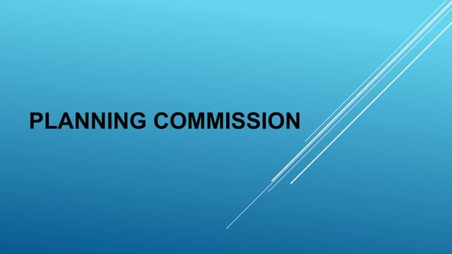 Planning comission | PPT