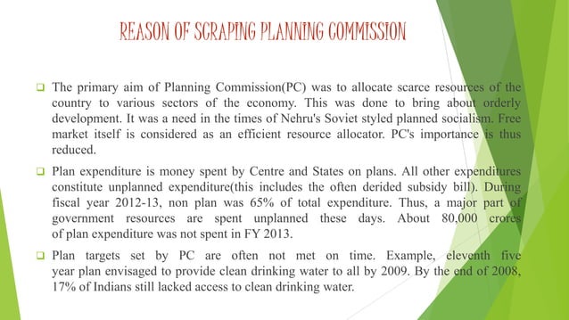 Planning commission of INDIA | PPTX | Agriculture | Industries
