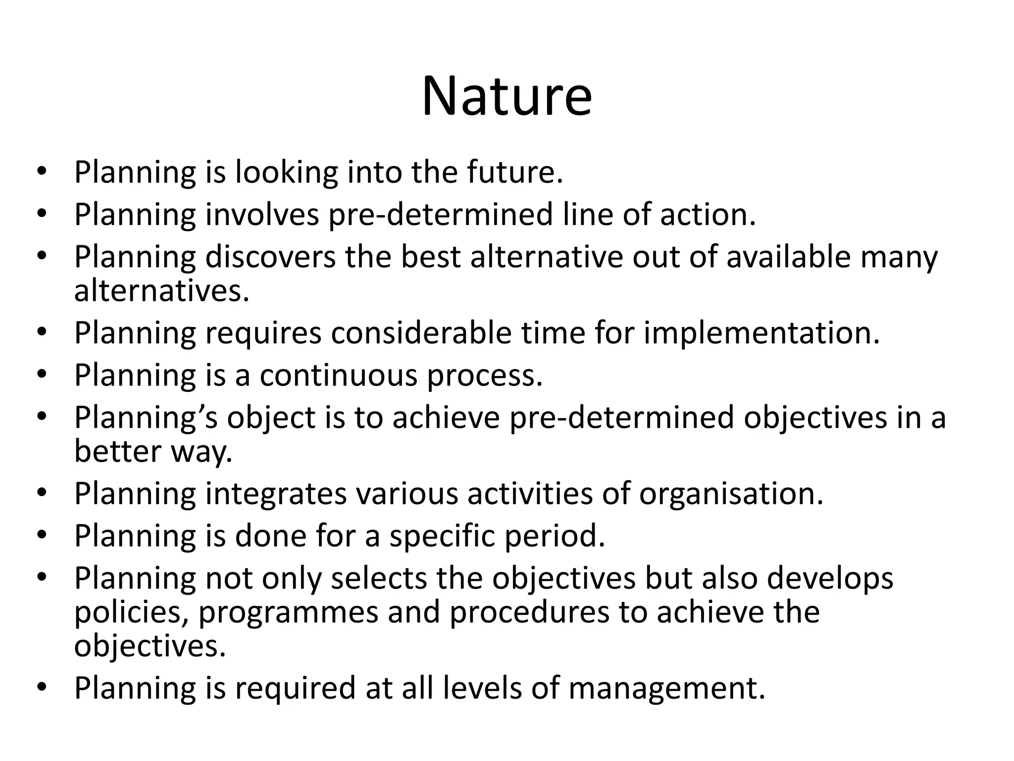 Planning & Decision Making. principle of managementpdf | PPT