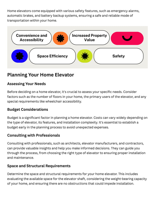 Planning, Designing, and Installing Home Elevators: Key Tips | Nibav ...