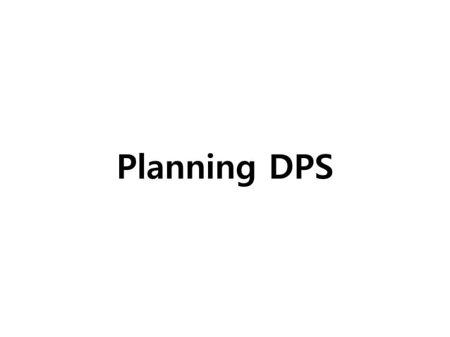 Planning DPS - Emily Climer | PPTX