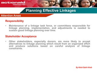Planning Effective Linkages | PDF