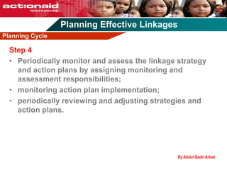 Planning Effective Linkages | PDF