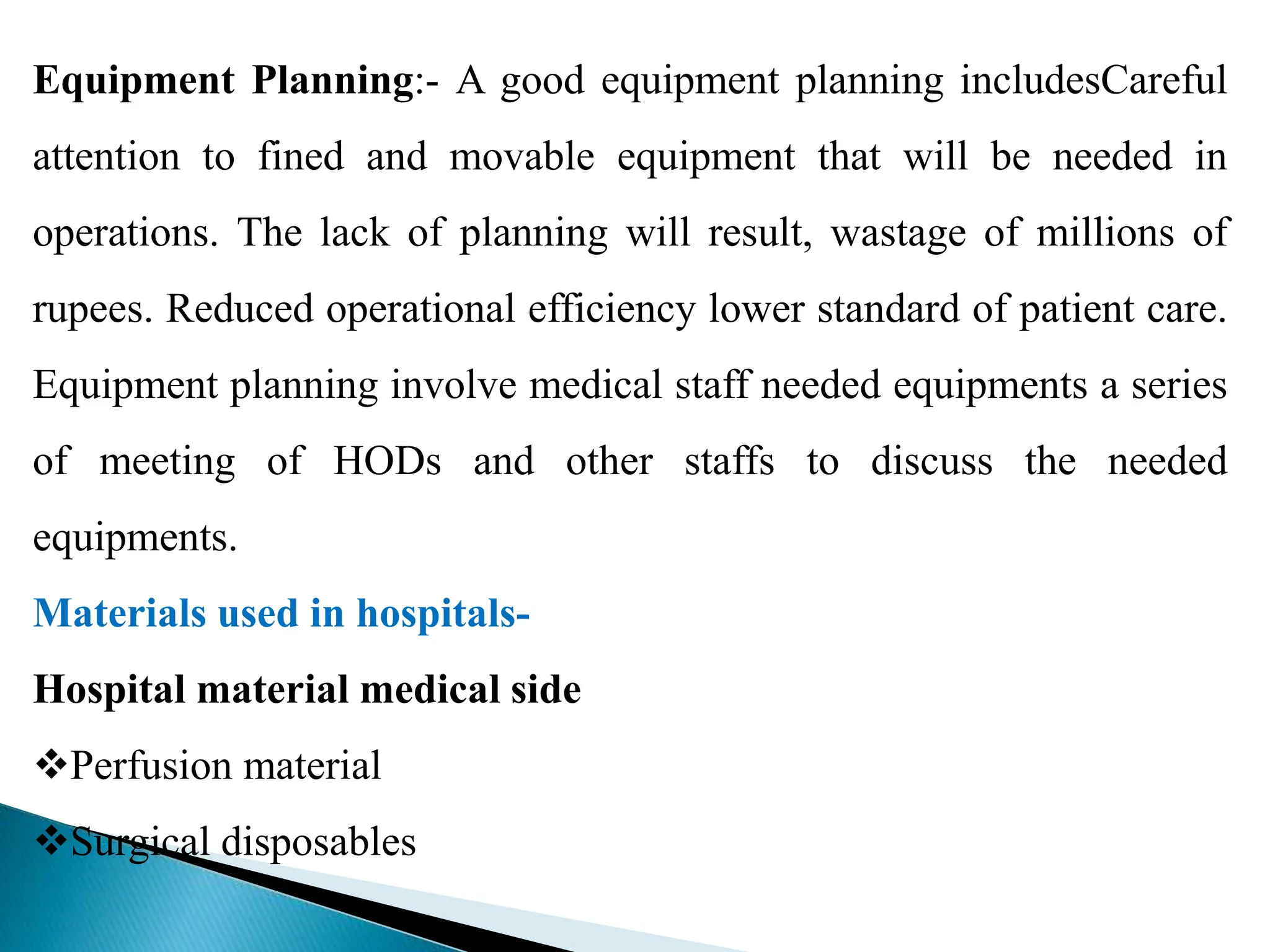 Planning equipments and supplies for nursing care,IC,COND.pptx