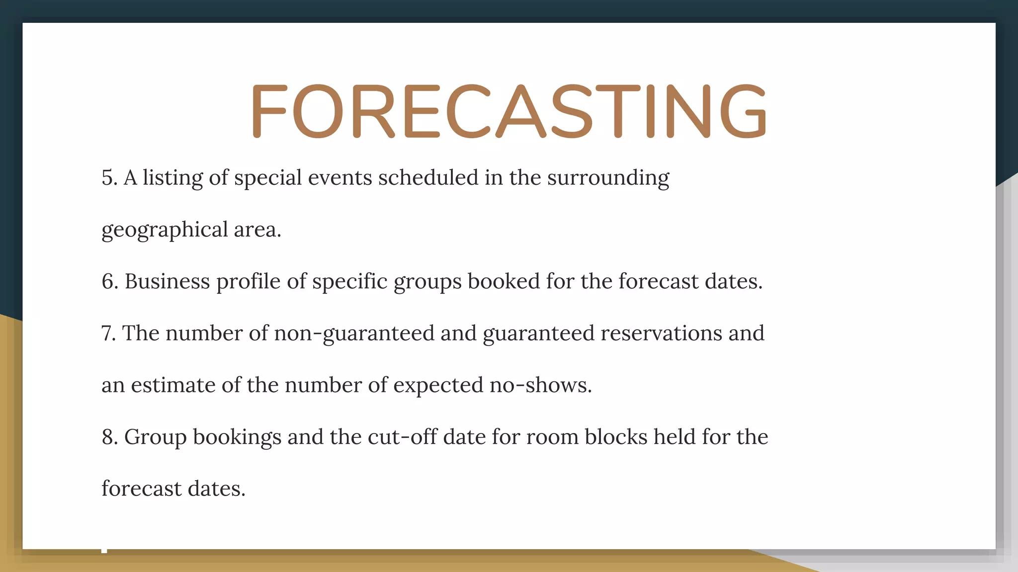 Planning & evaluating front office operations | PPT
