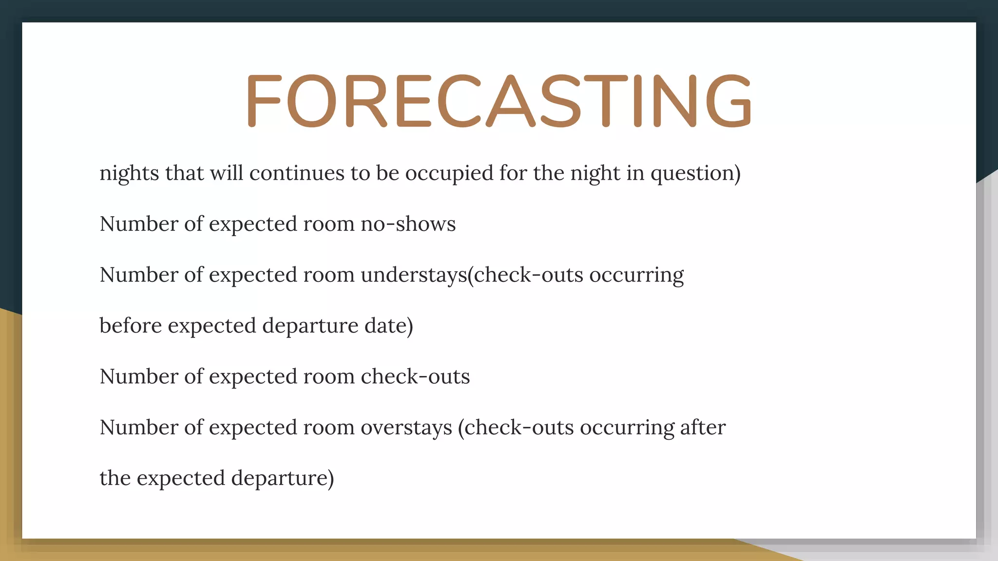Planning & evaluating front office operations | PPT