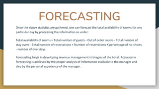 Planning & evaluating front office operations | PPT