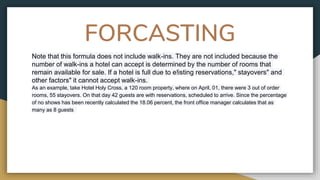 Planning & evaluating front office operations | PPT