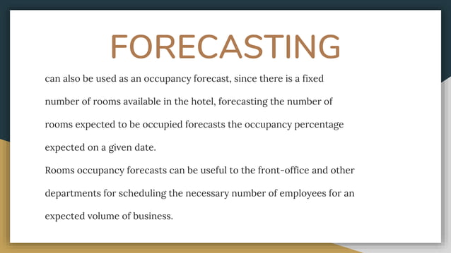 Planning & evaluating front office operations | PPT