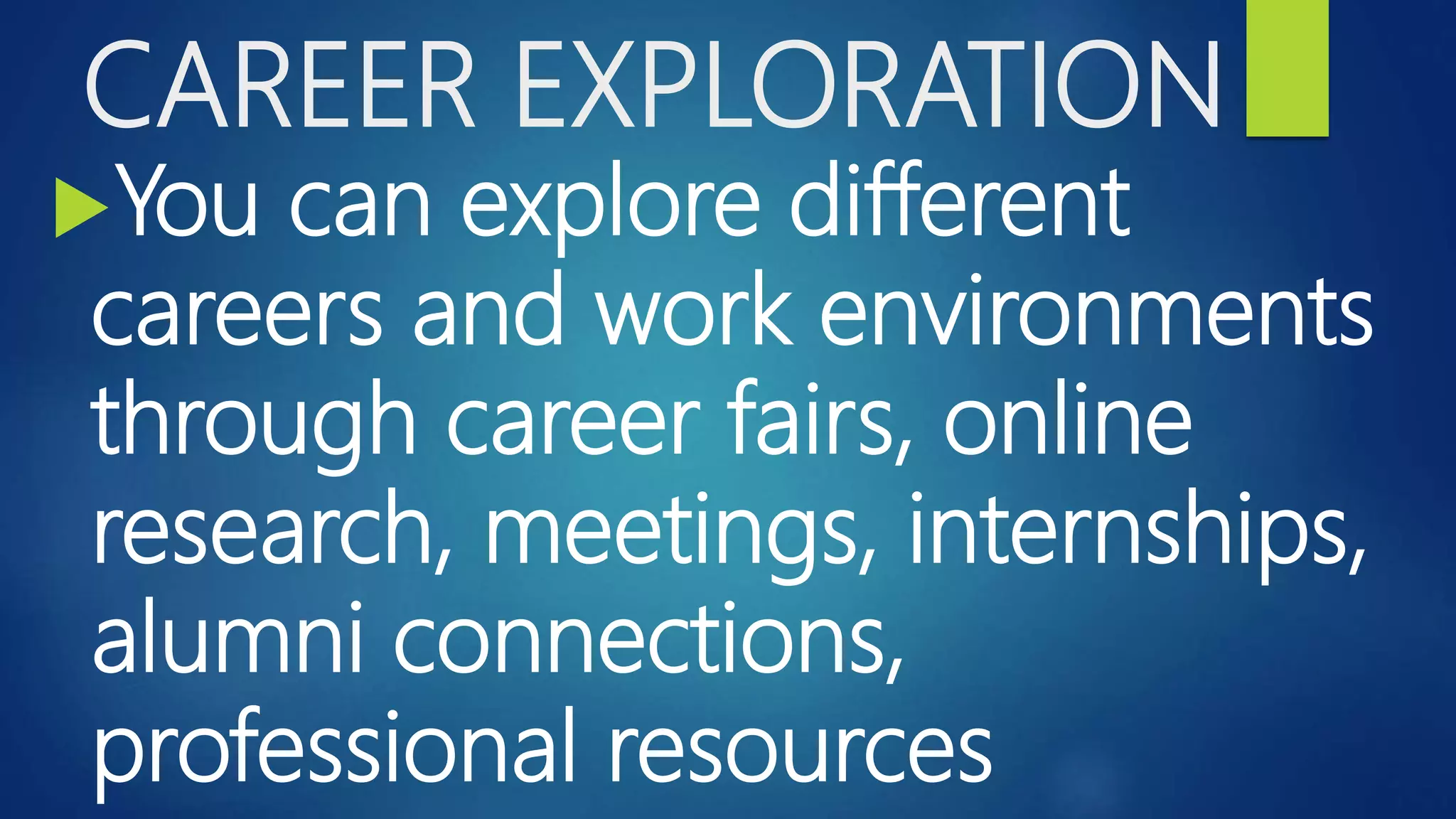 Planning for a health career | PPTX